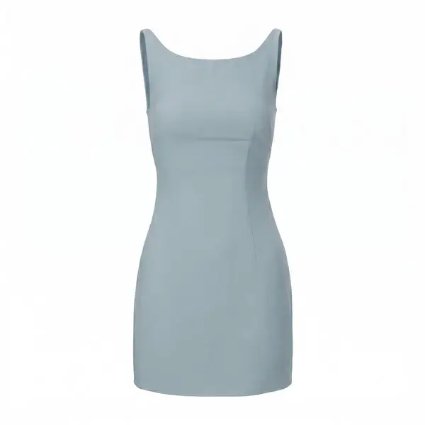 BELSIZE25 Oto Series – Office To Off-duty Mini Dress - Blue