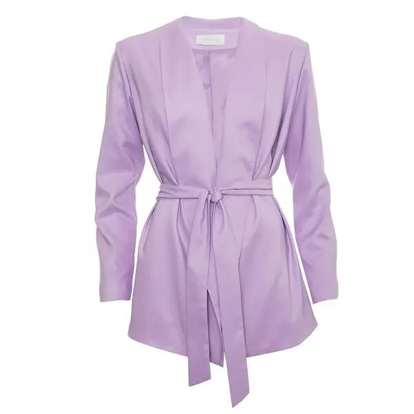 ROSES ARE RED The Confidence Suit Blazer In Lilac - Purple