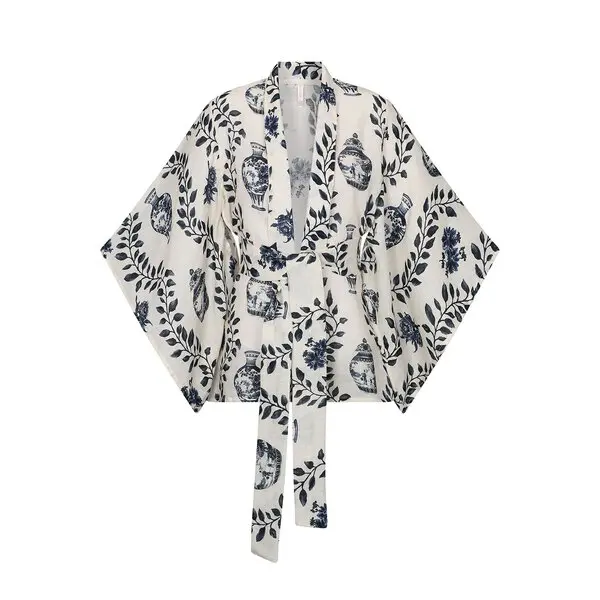 AGUACLARA Dynastie Kimono - Blue