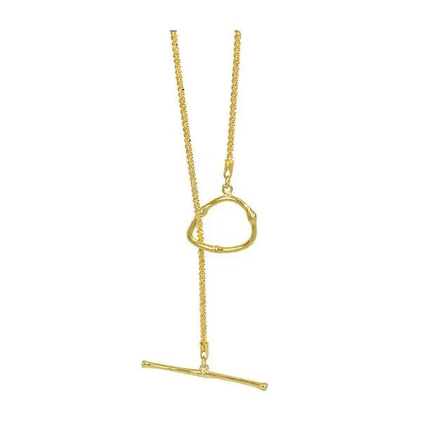 JANUS EDINBURGH Vermeil Lintrathen Shimmering Necklace Wrist Wrap Bracelet 52cm - Gold