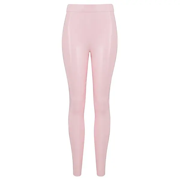 ELISSA POPPY Latex Leggings - Pink