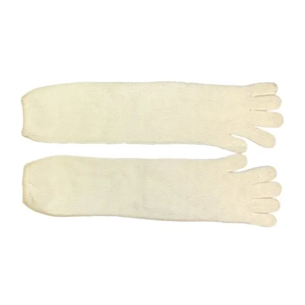 MAISON BOGOMIL Relaxed-fit Long Gloves - White