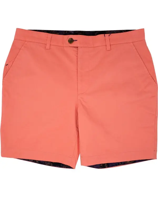 LORDS OF HARLECH John Flat Front Short Melon - Pink