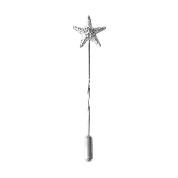 LEE RENEE Starfish Tie Pin/twist Tie Pin - Silver