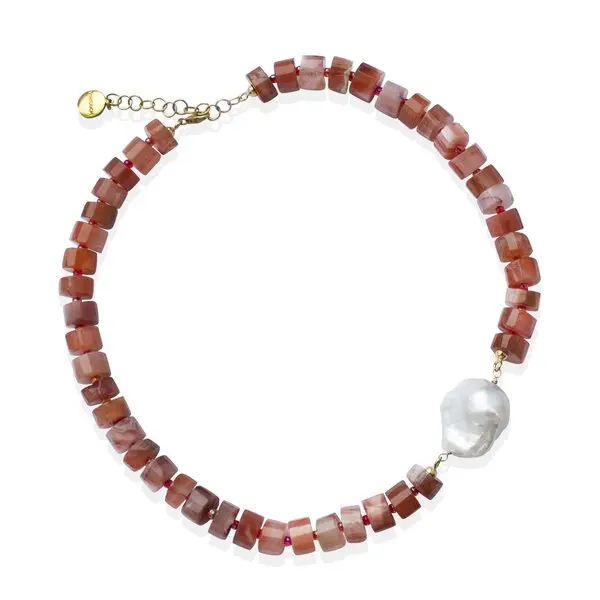 VINTOUCH ITALY Demeter Agate Necklace