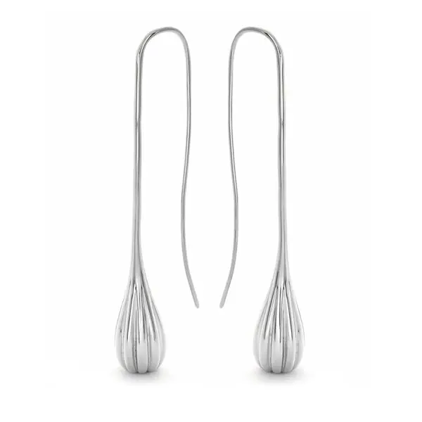 HYE JANE JEWELRY Pod Threader Earrings - Silver