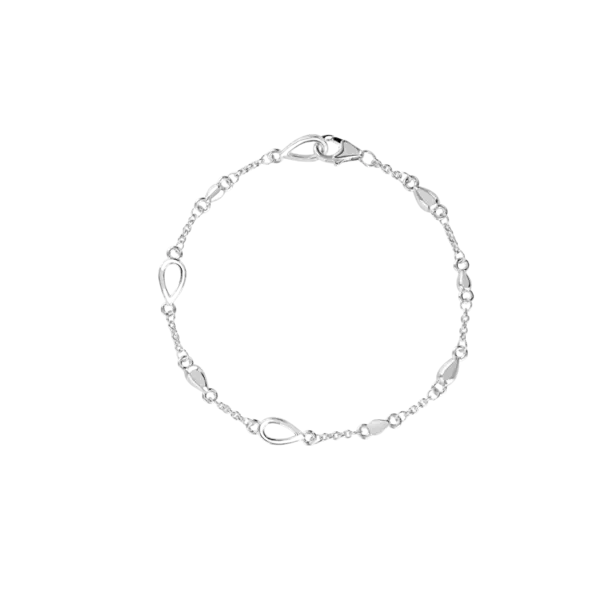 LUCY QUARTERMAINE Station Petal Bracelet - Silver
