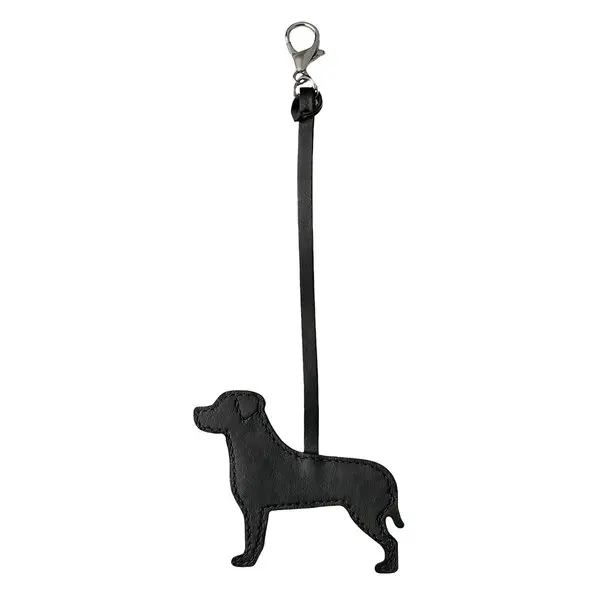 F3ROG BY RANA Rottweiler Dog Keychain - Black