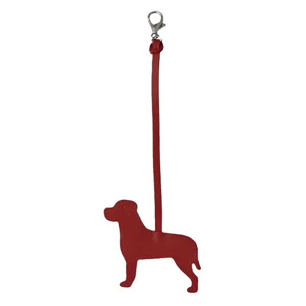 F3ROG BY RANA Rottweiler Dog Keychain - Red