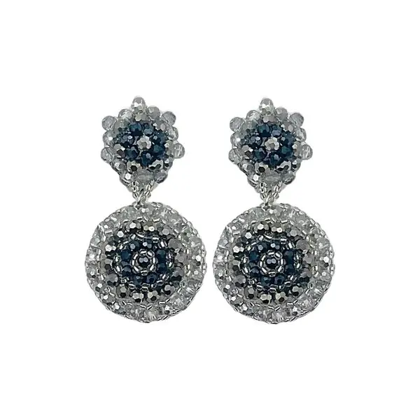 Fairchild Baldwin Amelia Crystal Earrings - Silver