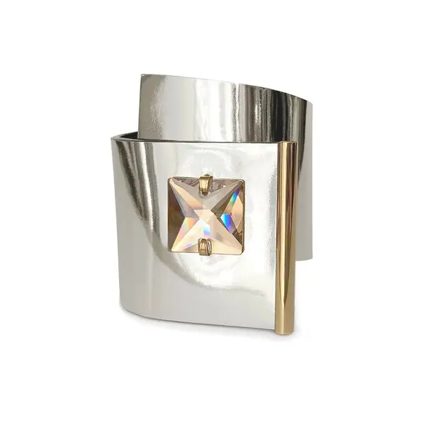 KATHERINE RIARDANT® Luxury Versa Cuff Bracelet In Mirror - Silver