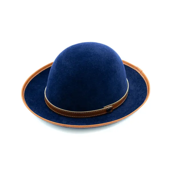 DORIA 1905 Lapin Felt Rolling Hat - Blue