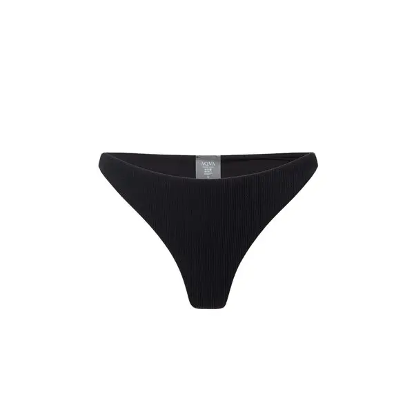 AQVA SWIMWEAR Turqueta Bikini Bottom - Black