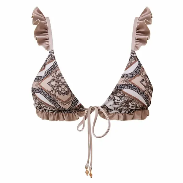 IVY SWIMWEAR Bruna In Cioccolato Italiano Bikini Top - Brown