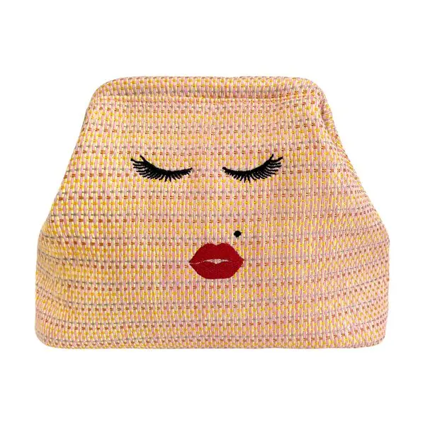 LILLY LOVES Beautiful Lady Beach Pouch - Pink