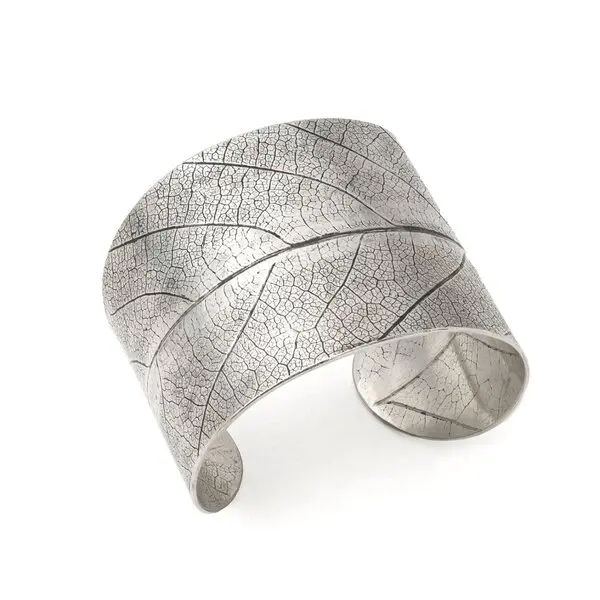 ZULA JEWELRY + DESIGN Spring Leaf Cuff Bracelet