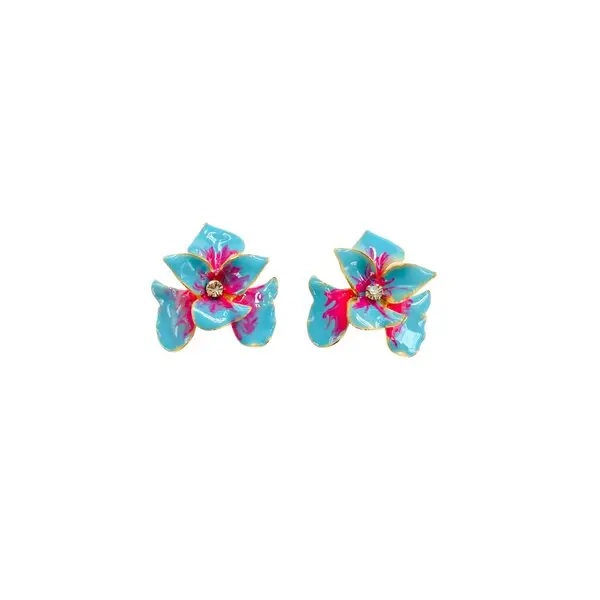 THE PINK REEF Aqua Pink Orchid - Blue