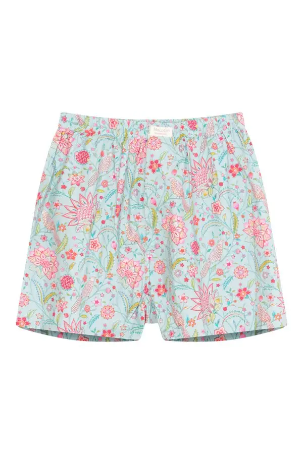 NOLOGO-CHIC Birdy Print Boxers Boxer Short Cotton Dusty - Blue