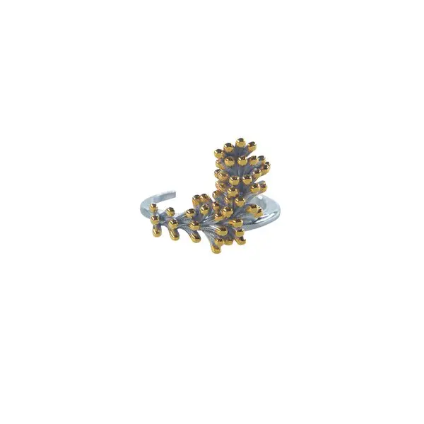 LAVANTA Kira Silver Ring - Gray