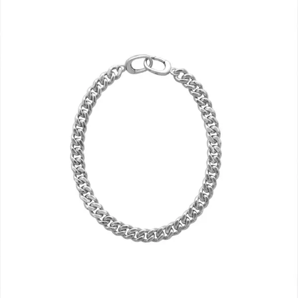 ONI Maxi Cuban Link Bracelet - Silver