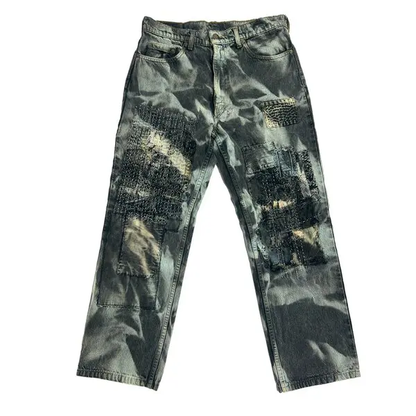 ZASTASTUDIO Carbon Clash Denim Pants