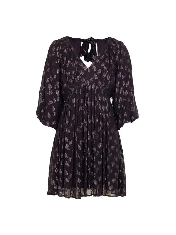 ROSE & NANCY Willow Mini Dress - Black