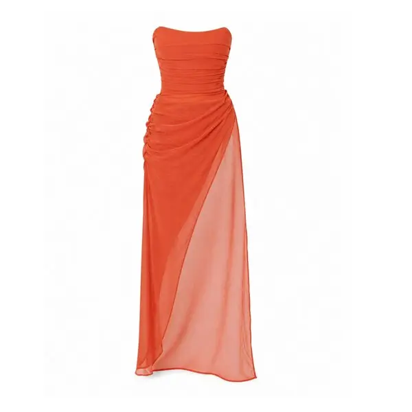 SAN MALÓ Chiffon Draped Top