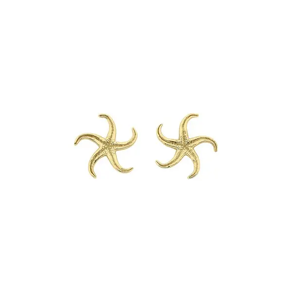 ZOË & MORGAN Starfish Stud Earrings - Gold