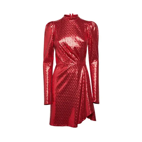 SVETA MILANO London Sequin Dress - Red