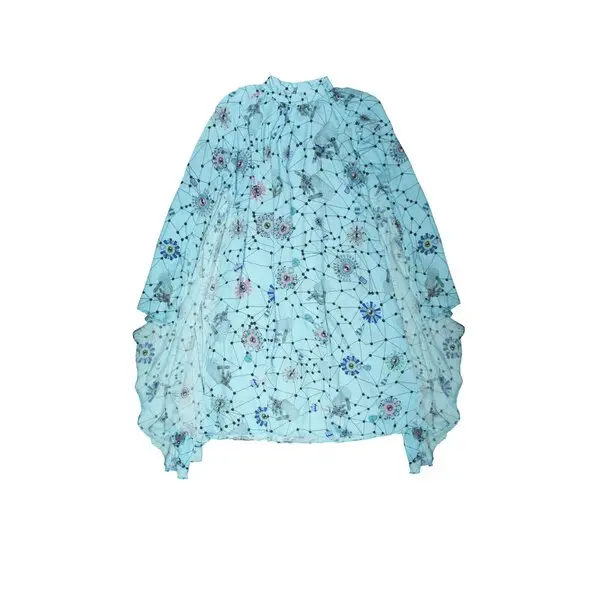 TRAMP IN DISGUISE Corion Dress - Blue