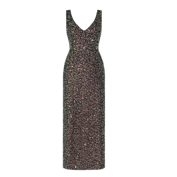 ELSAVA Long Dress Dark - Blue