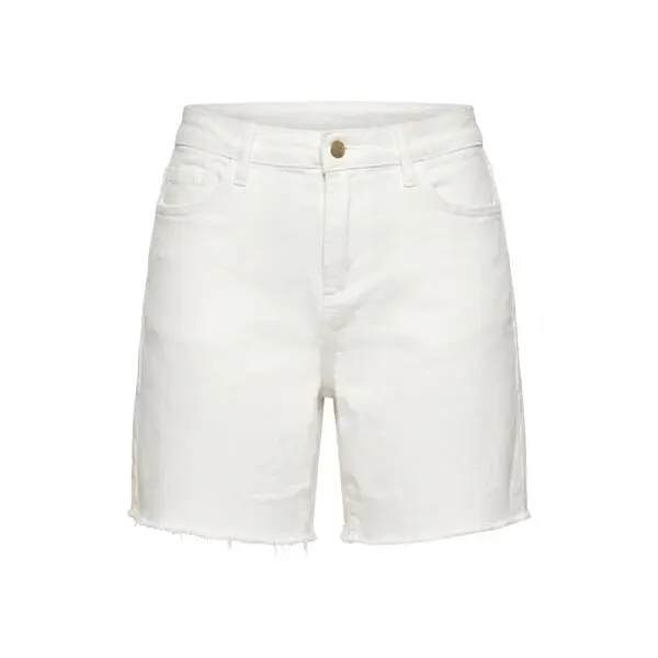 Adrift Clothing Adrift Denim Cut Off Shorts - White
