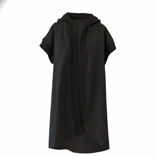 FROCK TALES Moonrise Shrug In With Hood - Black