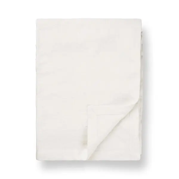 TAMEKO Lee Round Table Cloth - White