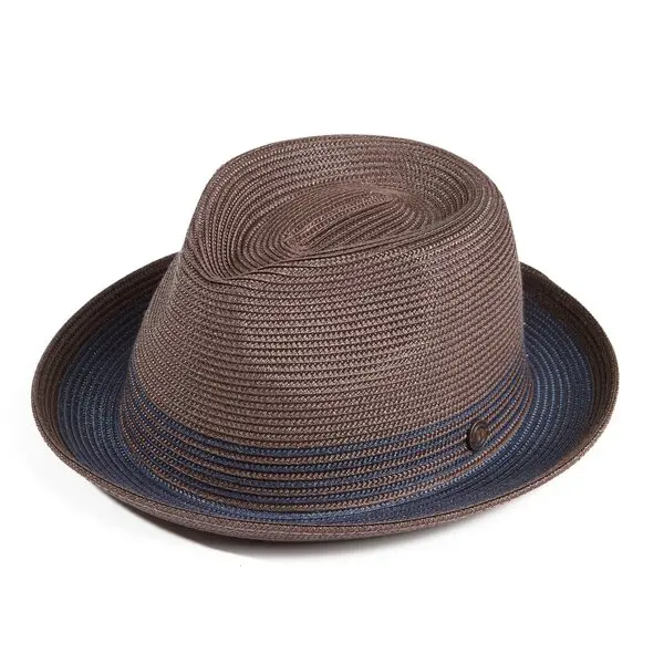 DASMARCA HATS Dasmarca Jordan And Blue Two Tone Summer Crushable Hat Packable Hat For - Brown
