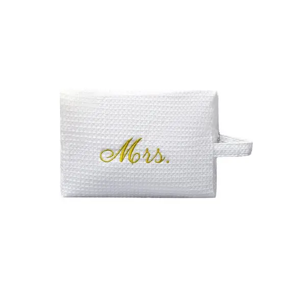 LILLY LOVES Mrs. Wedding Travel Bag - White