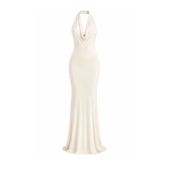 MAISON DE GALA Neutrals Selene Ivory Gown