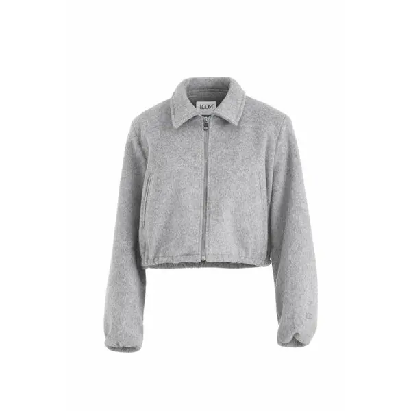 LOOM ARCHIVES Wool Blend Soft Shell Jacket - Grey