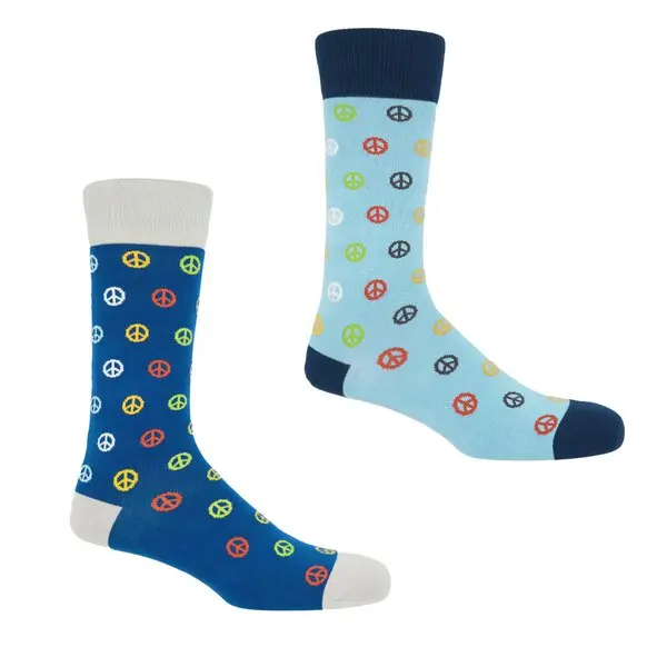 PEPER HAROW - MADE IN ENGLAND Peace Light & Peace Socks Bundle - Blue