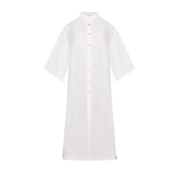UNDERTAKE STUDIO Neutrals / Myoko Midi-sleeved Shirt