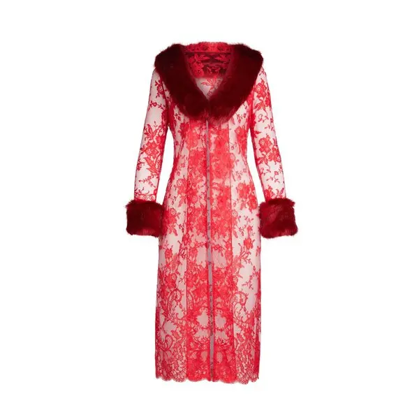 SCARLETT GASQUE Aurora Robe - Red