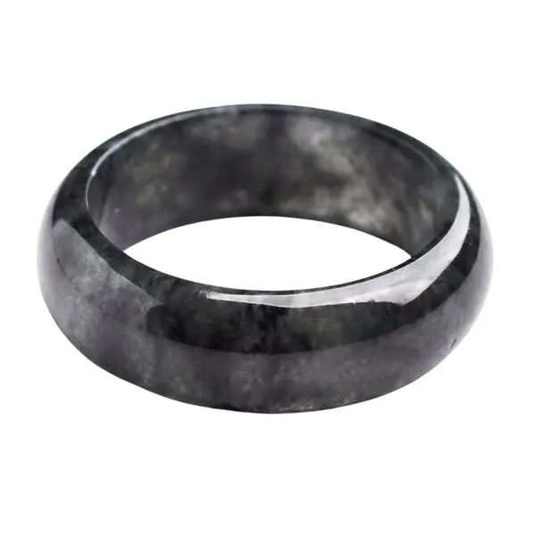 SEREE Sesame Jade Ring - Grey