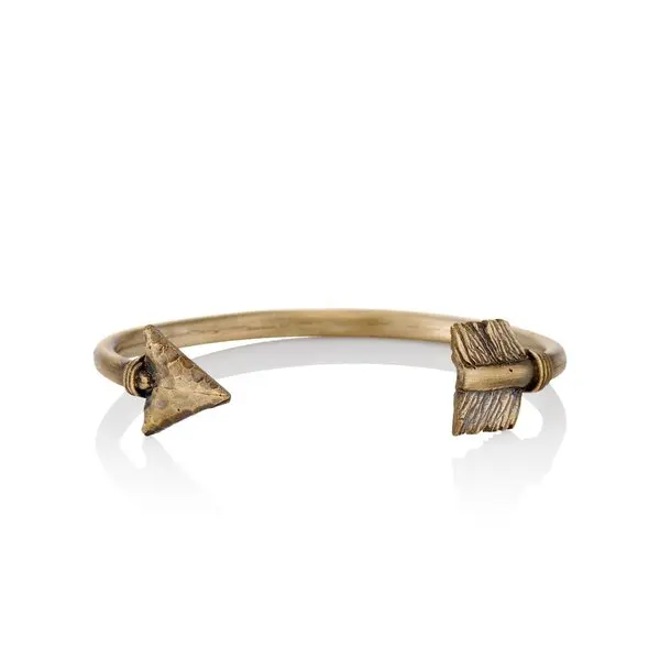 CARTOGRAPHY Sebastian's Arrow Brass Cuff - Gold