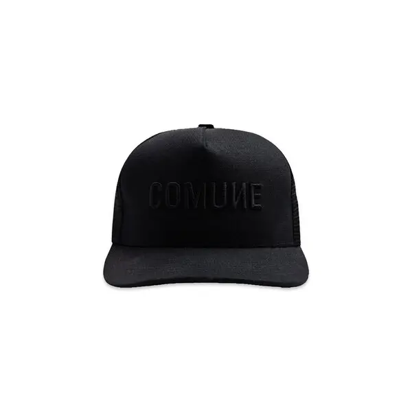 COMUNE Tonal Trucker Hat - Black