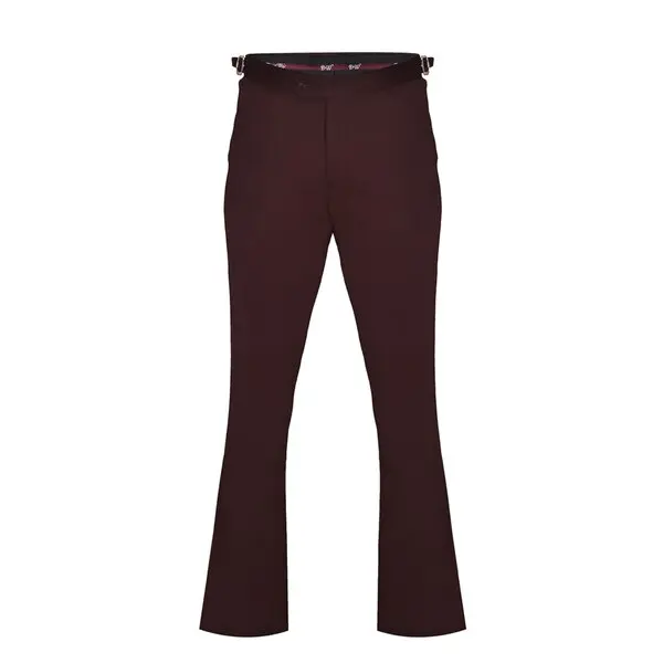 DAVID WEJ Ashford Relaxed Trouser With Side Adjusters - Brown