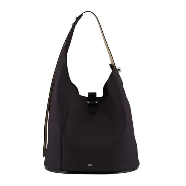 PUGNETTI PARMA Mami Bag Steel Ink - Black