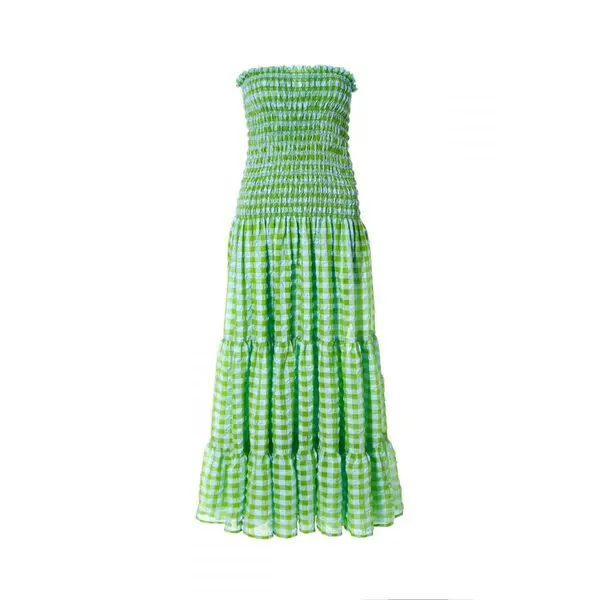 AGGI BY HALEWSKI Maya Tender Shoots Dress - Green