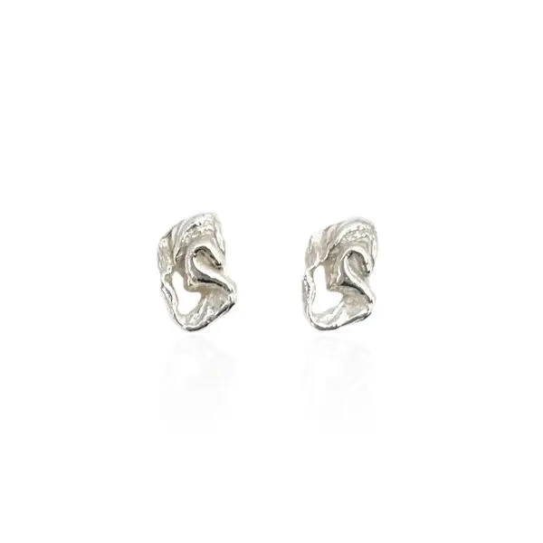 BIO-TRIMMINGS Carrara Stud Earrings - Silver
