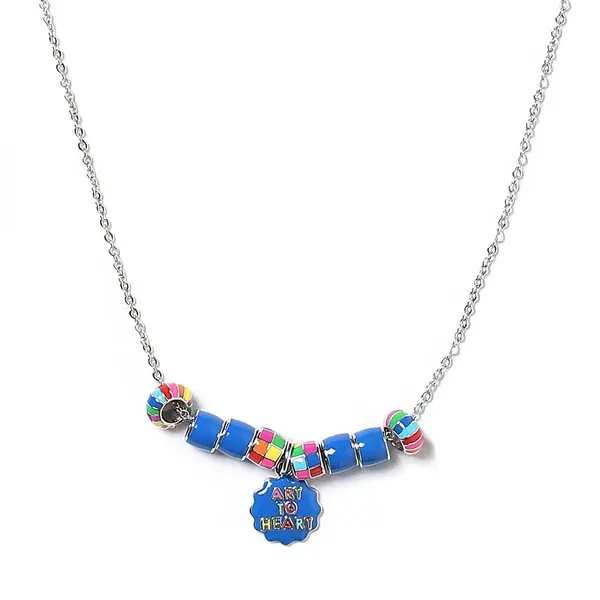 PINNOLE Art To Heart Necklace - Blue