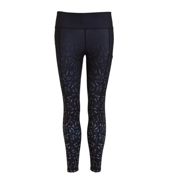 PERKY PEACH Scattered Line Leggings - Black